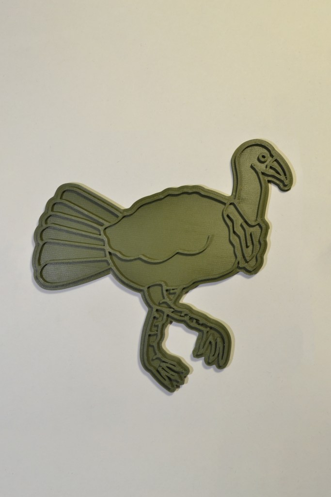 Army dark green Brush Turkey Stamper - Bush Knowing Forest School