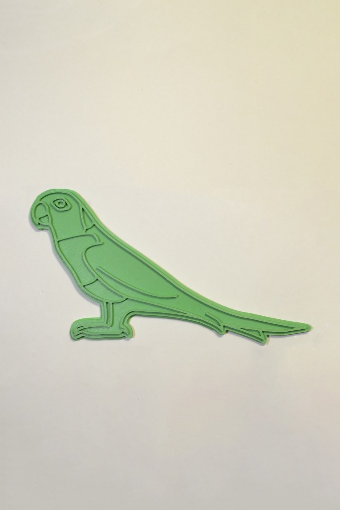 Forest green Rainbow Lorikeet Stamper - Bush Knowing Forest School