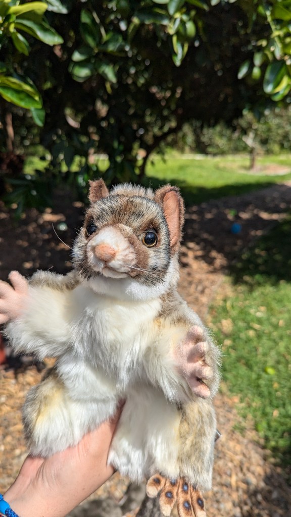 HANSA Ringtail Possum puppet - Bush Knowing Forest School