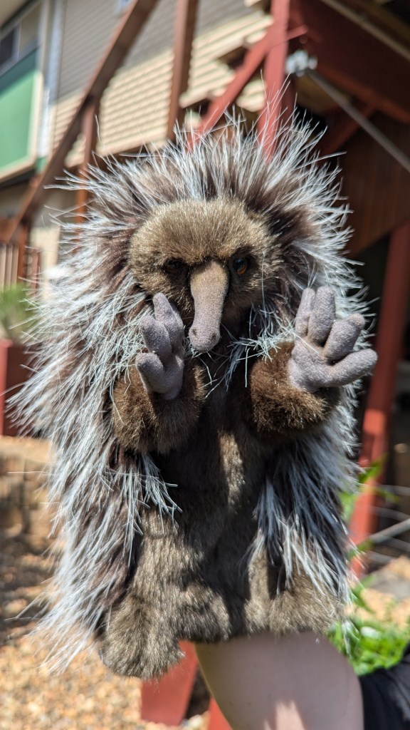 Hansa - Echidna Puppet- Animal Stuffed Plush Toy - 27cm. - Bush Knowing ...