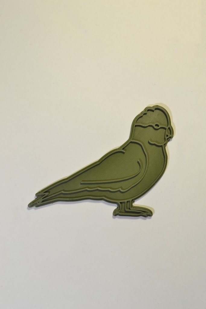 Army dark green Pink Galah Stamper - Bush Knowing Forest School