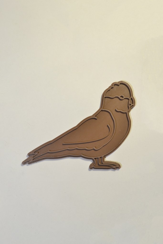 Earth brown Pink Galah Stamper - Bush Knowing Forest School