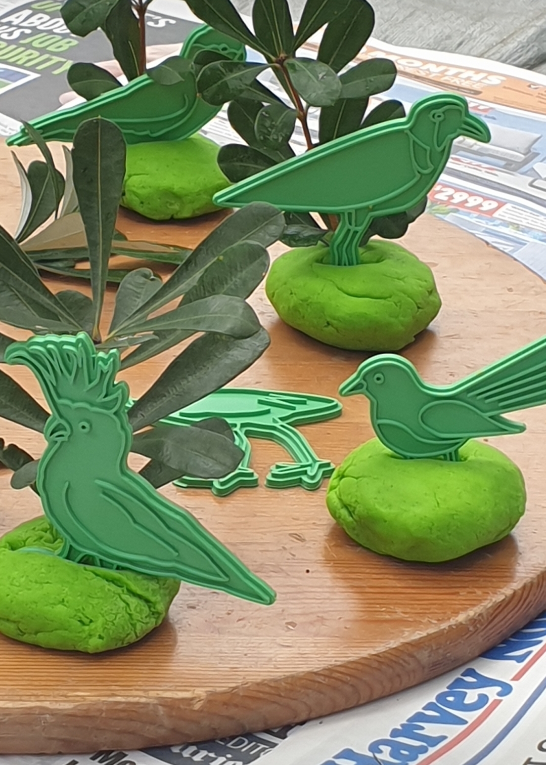 Forest green Feathered Friends Stamper Collection - Bush Knowing Forest ...