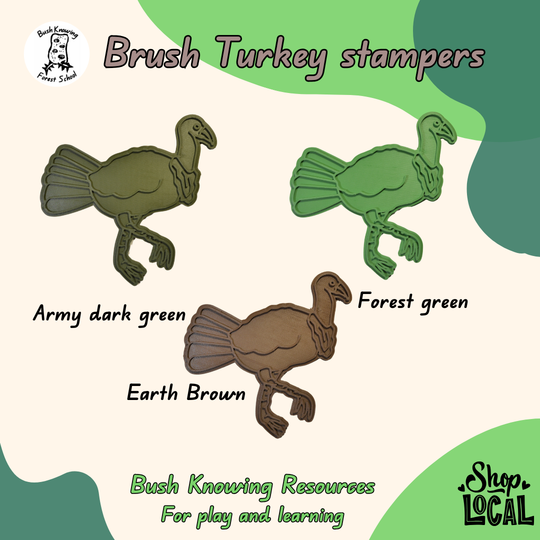 Brush Turkey Bush Knowing Stampers - Bush Knowing Forest School